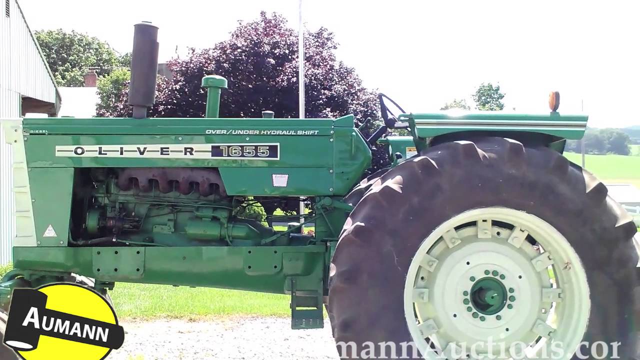 Oliver Model 1655 Diesel - Richard Bauman Oliver Collection Auction ...