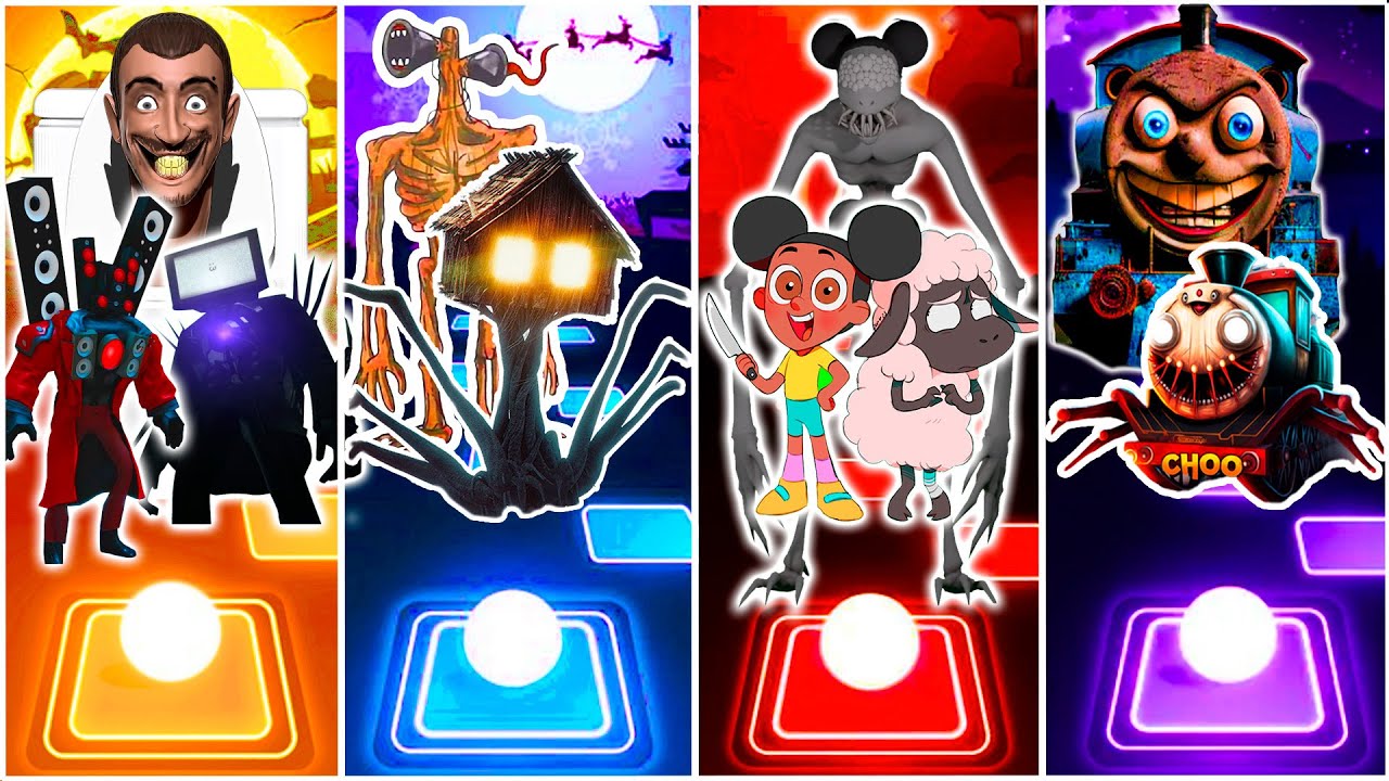 Poppy Playtime TOCA TOCA 🆚 Train Eater Centuries 🆚 Siren Head Dance ...