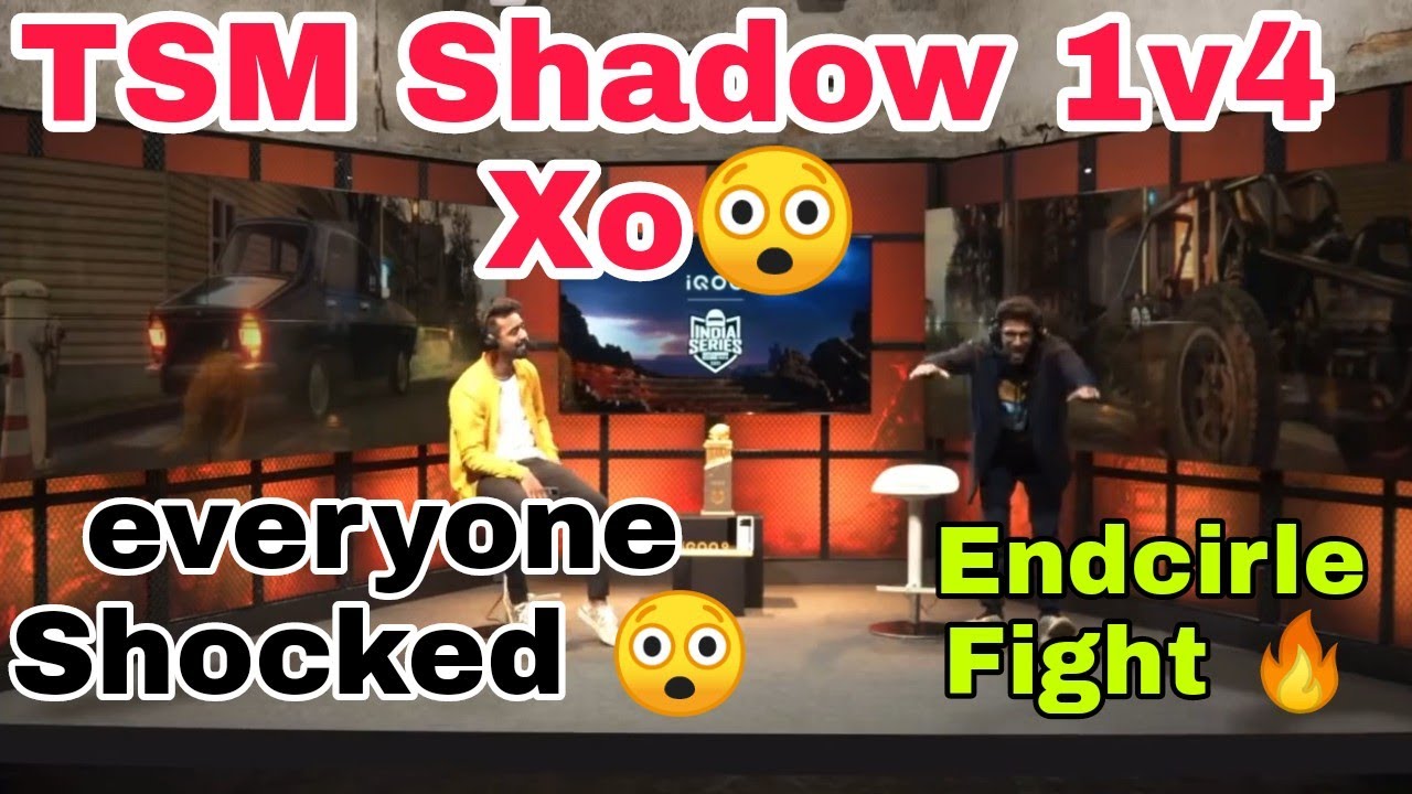 TSM Shadow 1v4 Clutch on team XO 😲🔥 ||Everyone Shocked 😲🔥 ||#tsm # ...