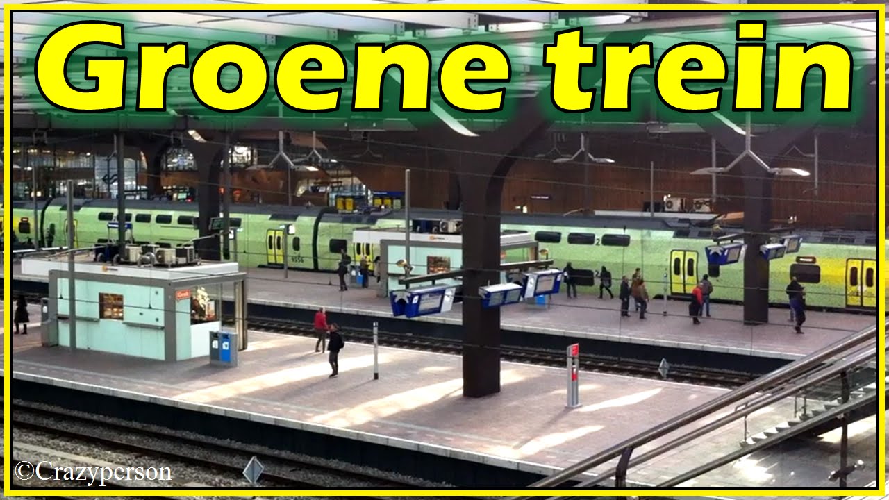NS groene trein VIRM 9468+9556 bij Rotterdam Centraal - YouTube