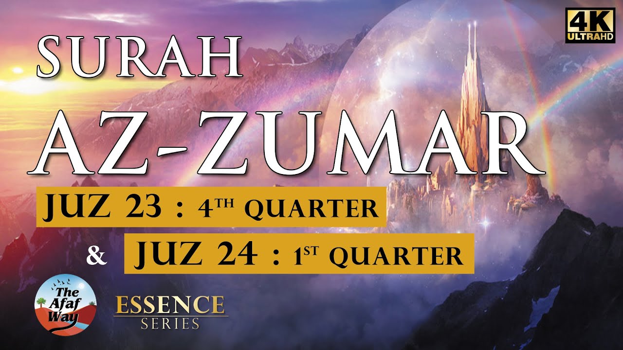 Surah Az Zumar Juz 23 4th Quarter Juz 24 1st Quarter English