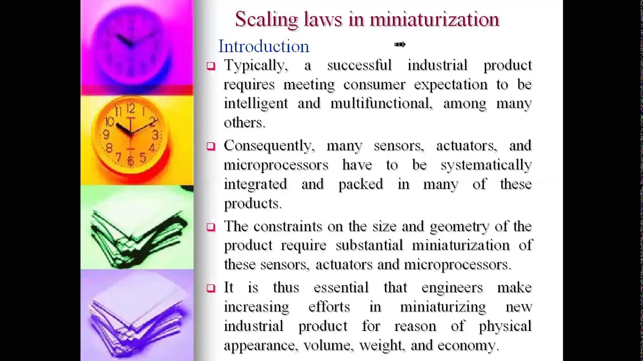 8 Sem-MEMS Scaling laws in Miniaturization - YouTube