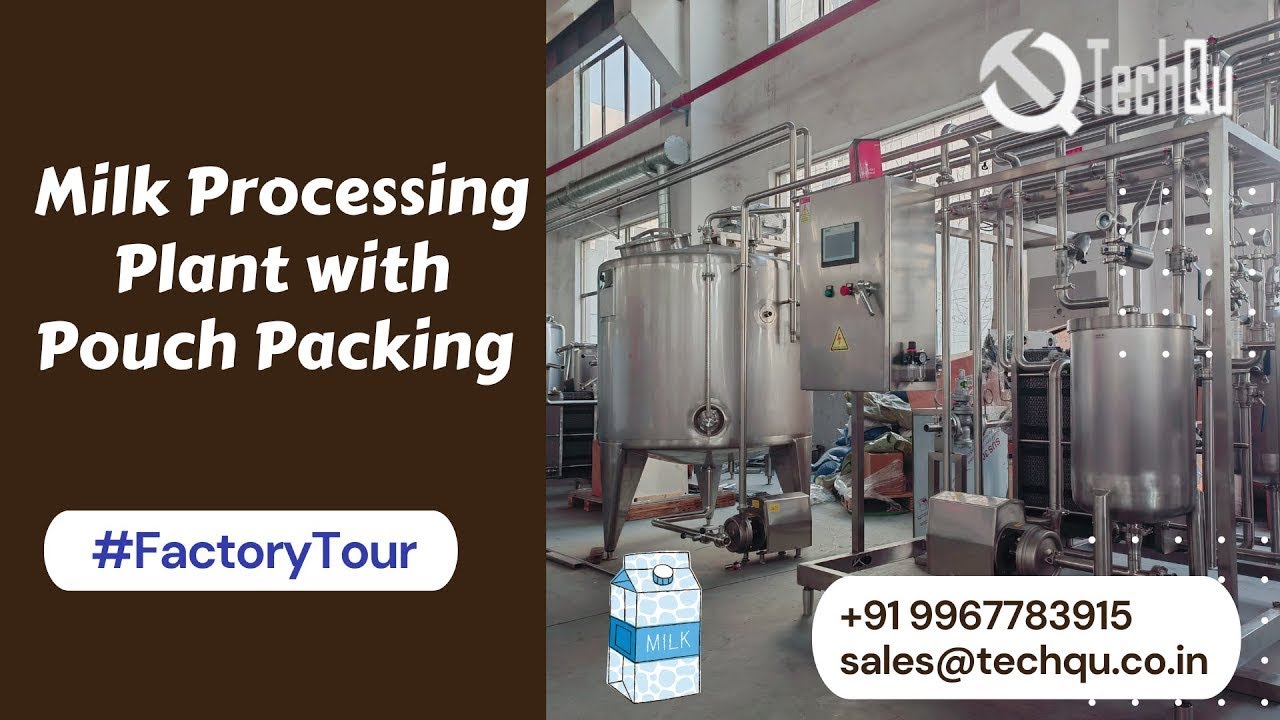 Milk Processing Plant 1000 LPH | Dairy Processing Plant | milk ...