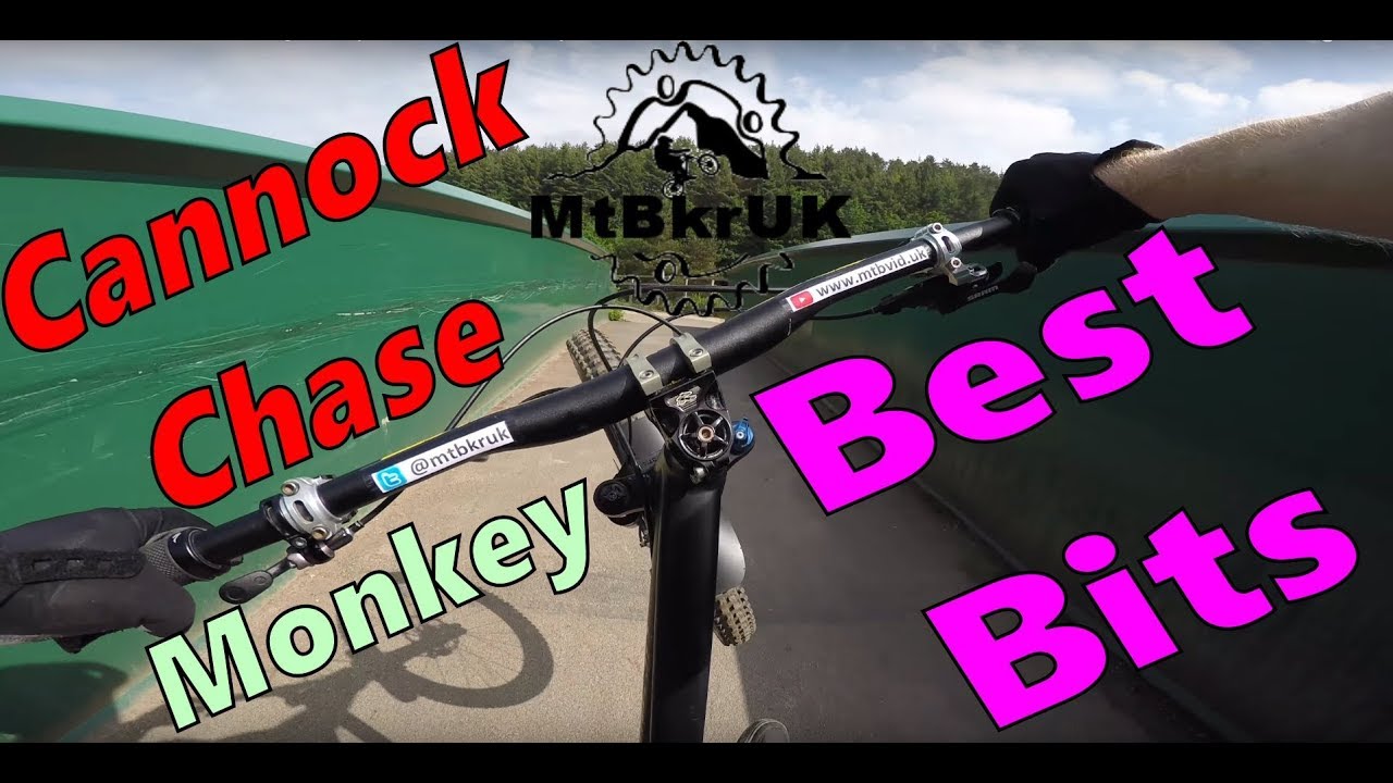 Cannock Chase Mountain Biking Monkey Trail 4K Gimbal Steady Cam - YouTube