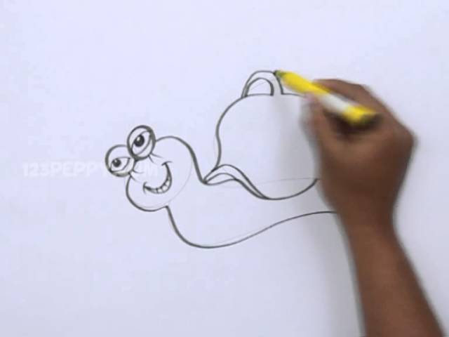 Turbo Snail Drawing