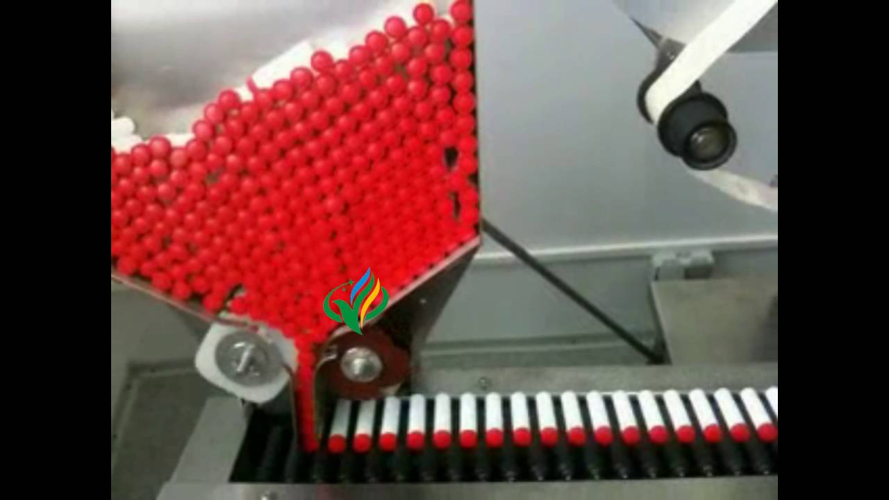 horizontal blood collection tube labeling machine with feeding system ...