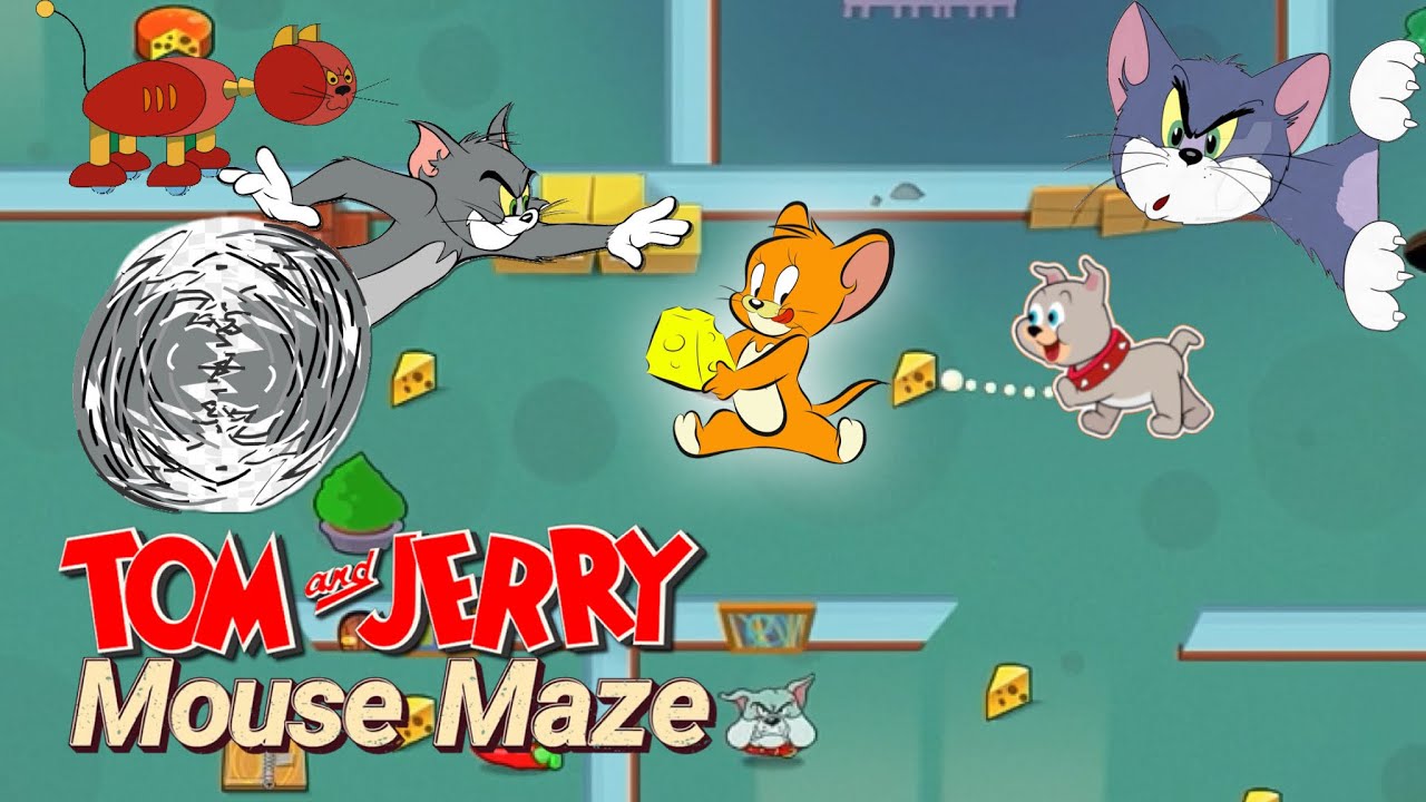 Tom and Jerry mouse maze (Tyke run) - YouTube