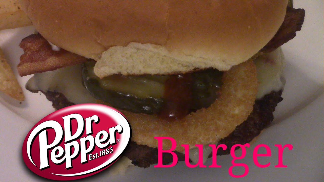 Dr Pepper Burger - YouTube