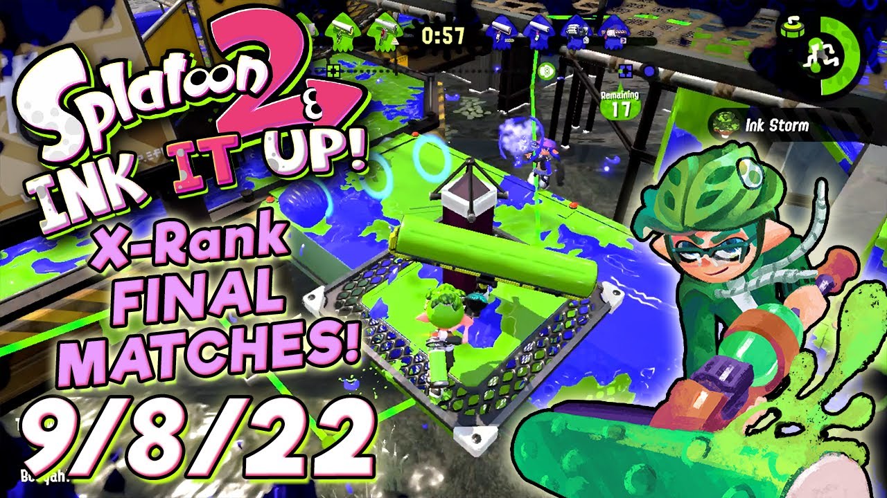 Splatoon 2 - Ink It Up! 9/8/22! No Squid Left Behind! - YouTube