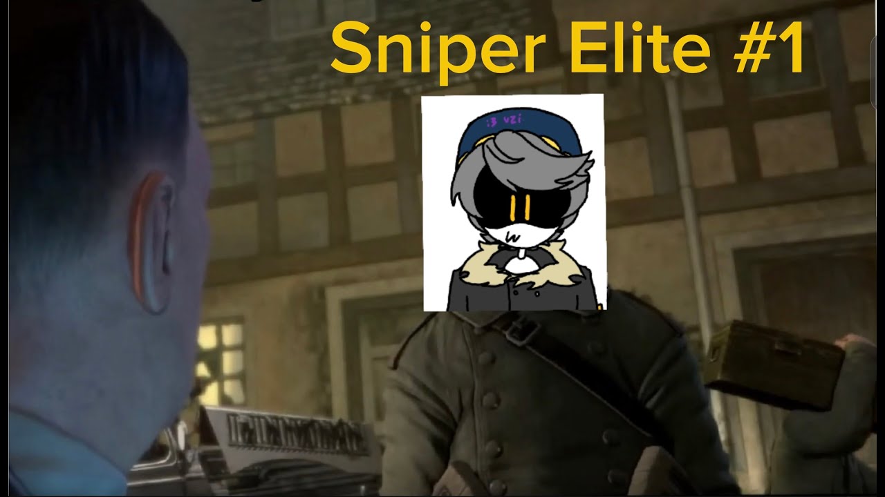 Killed the Square Mustache Man in Sniper Elite - YouTube