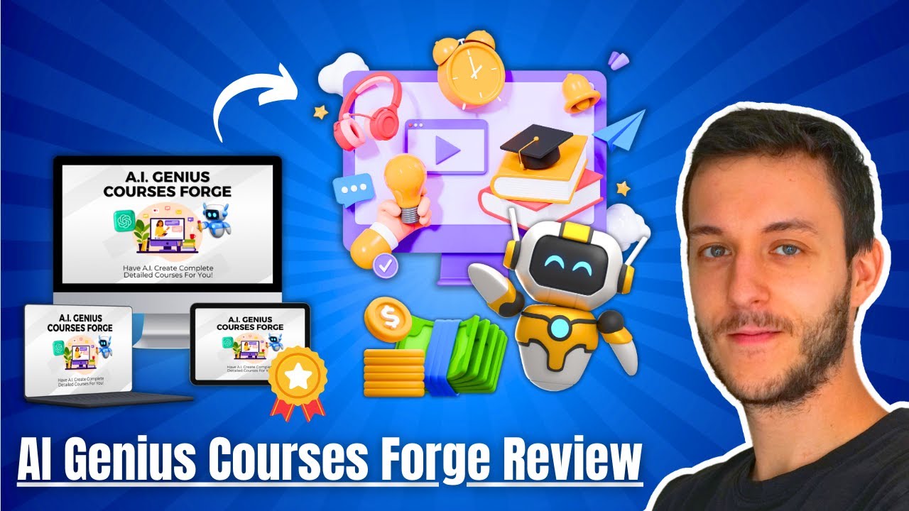 Create Video Courses With A.I. In A Few Clicks! [AI Genius Courses Forge Review] - YouTube