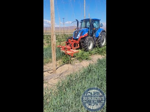 Edwards Hydraulic Hop Mower - YouTube