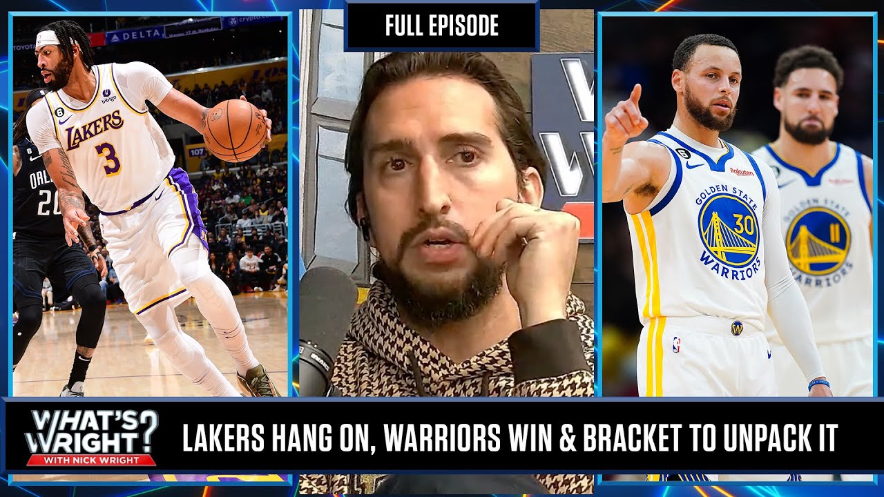 Lakers Hanging On, NBA Rivalries & The Bracket to Unpack It | What's ...