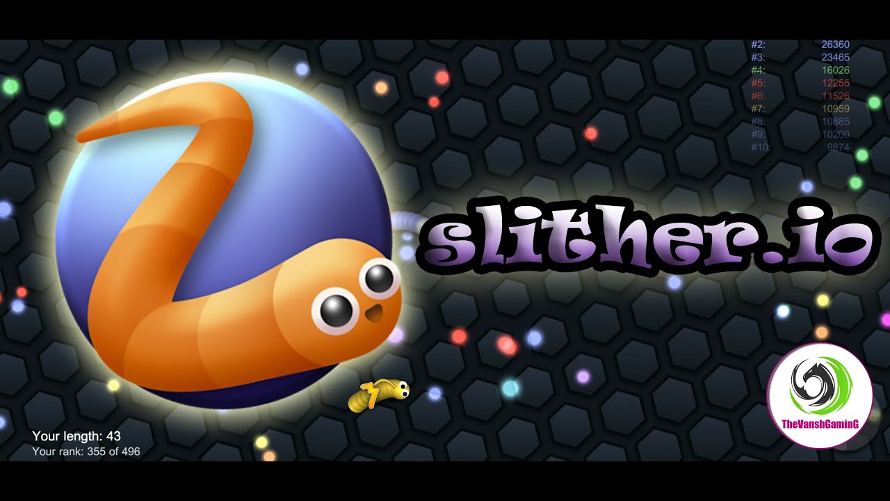 SLITHER.IO GAME - Its a snake game. - YouTube