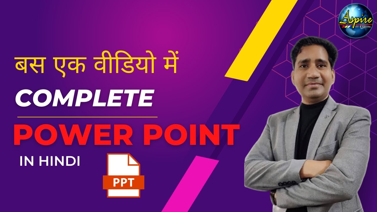 Complete PowerPoint tutorial in Hindi | Microsoft PowerPoint | Making ...