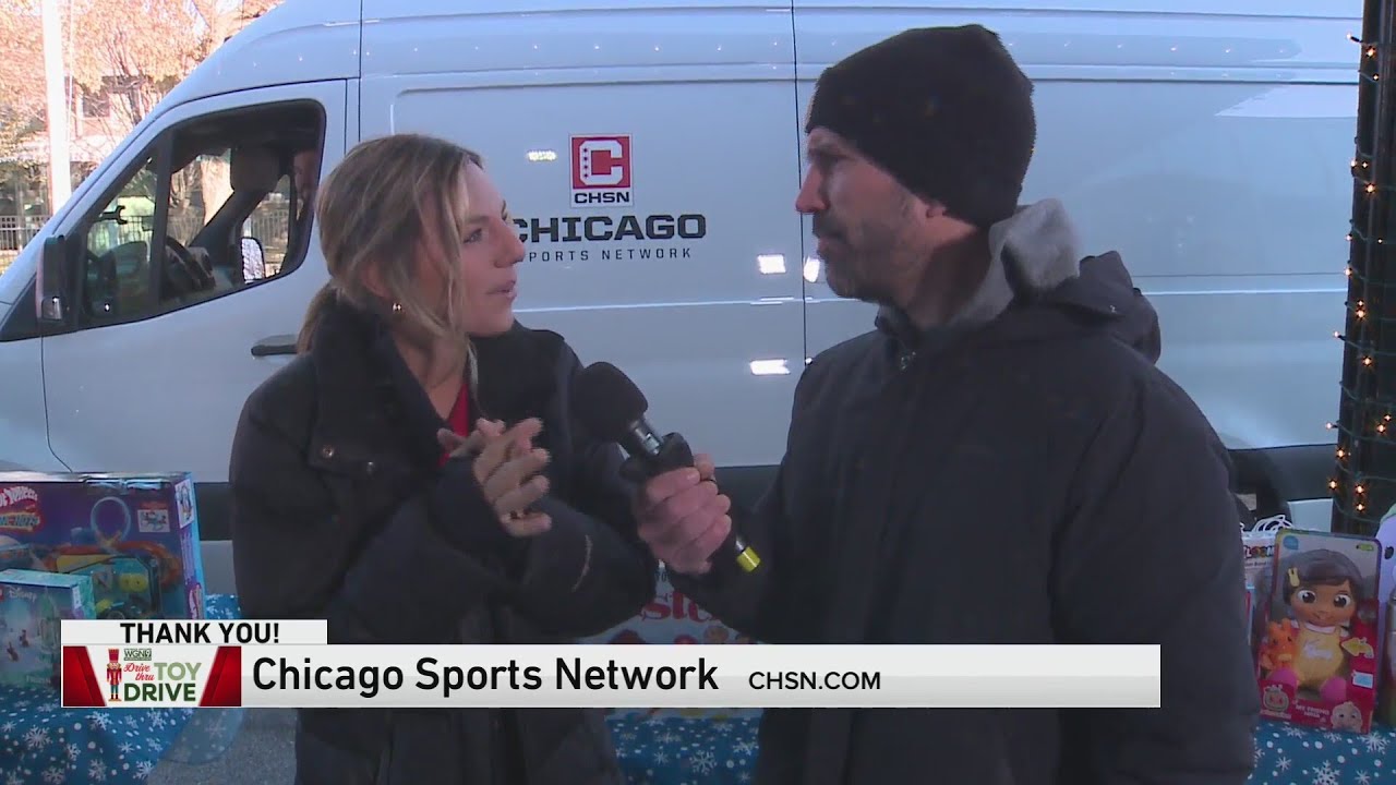 Chicago Sports Network at 2024 WGN Toy Drive - YouTube