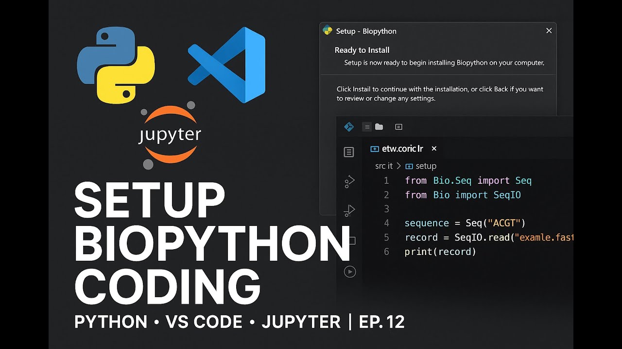 Setup Coding Environment For Biopython Install Python Vs Code 8126
