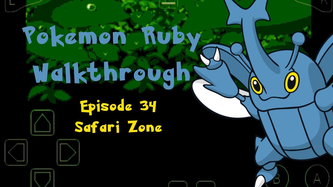 Episode 34 || Safari Zone || Pokemon Ruby Walkthrough - YouTube
