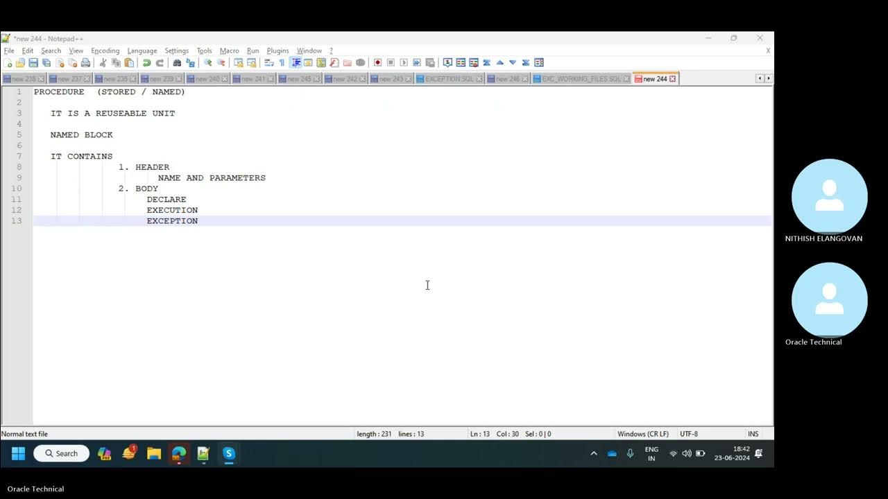 Oracle Technical - SQL & PLSQL - Part 23 - YouTube