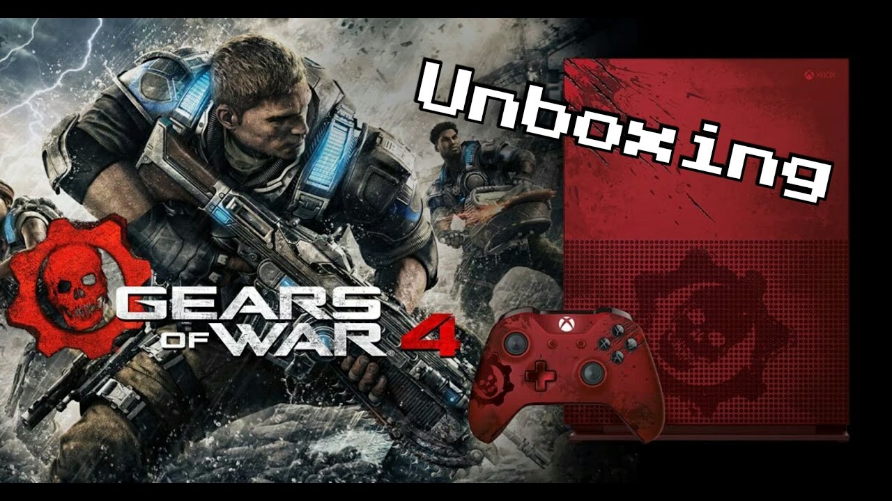 Gears 4 console unboxing - YouTube