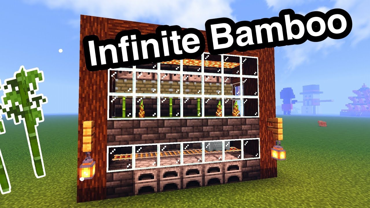 how to make bamboo farm in minecraft||minecraft tutorial video part 21 ...