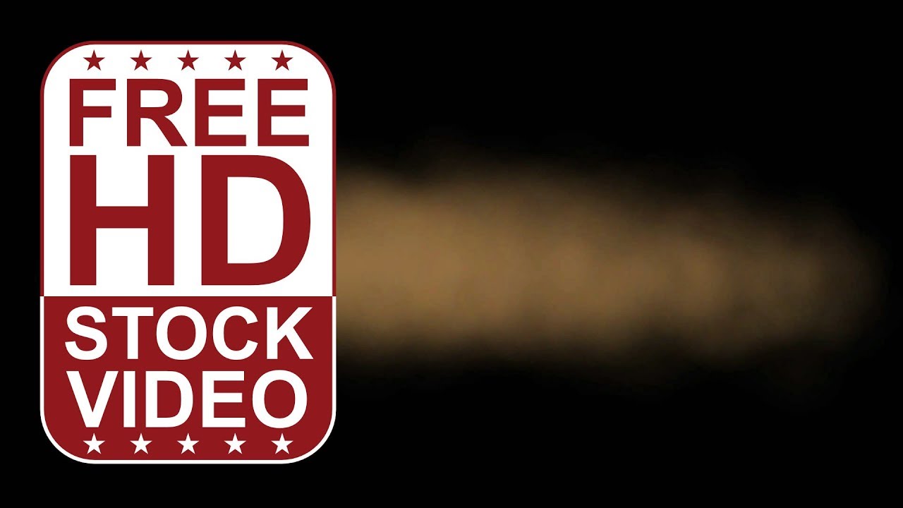 Free Stock Videos – Visual Effects long dust trail on black background ...
