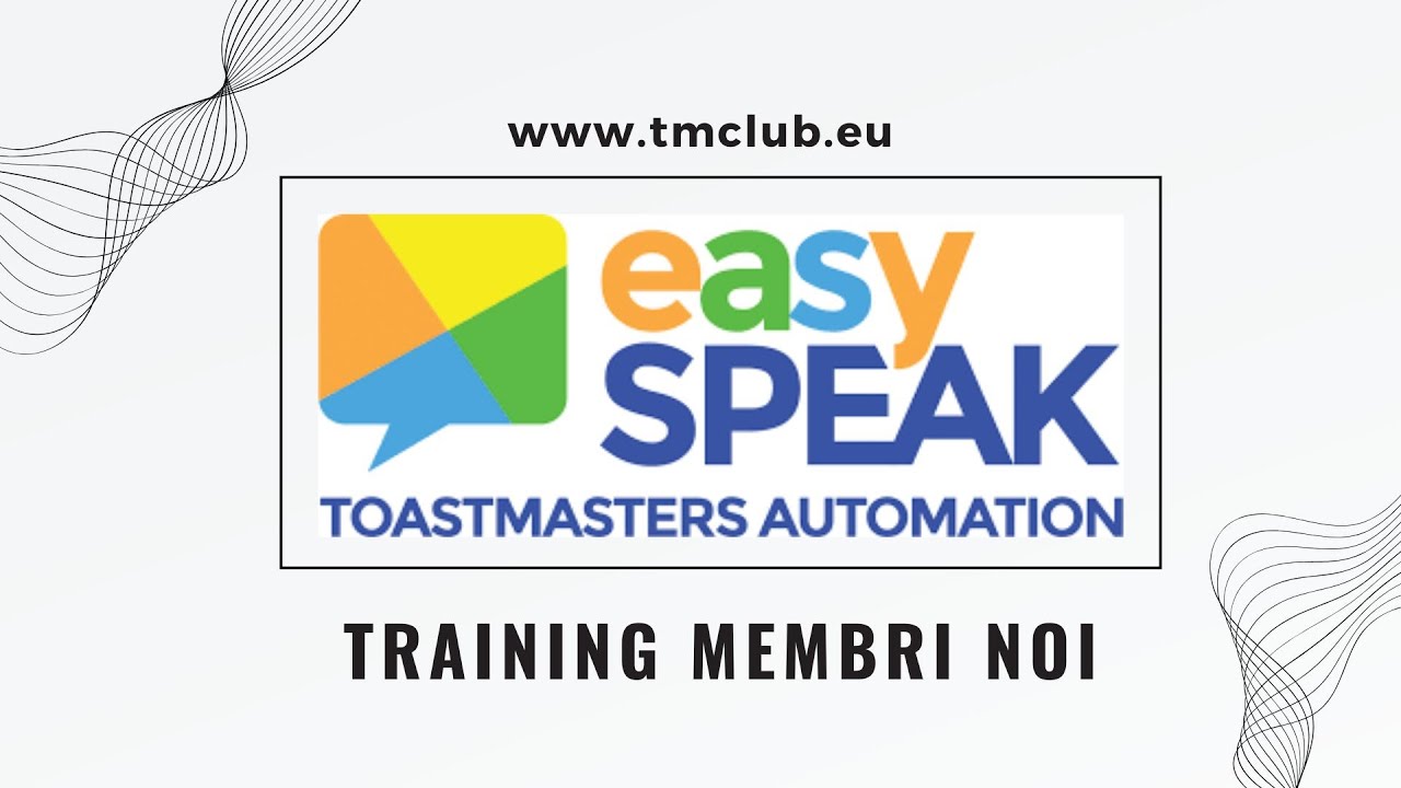 Tutorial EasySpeak pentru membri noi - YouTube
