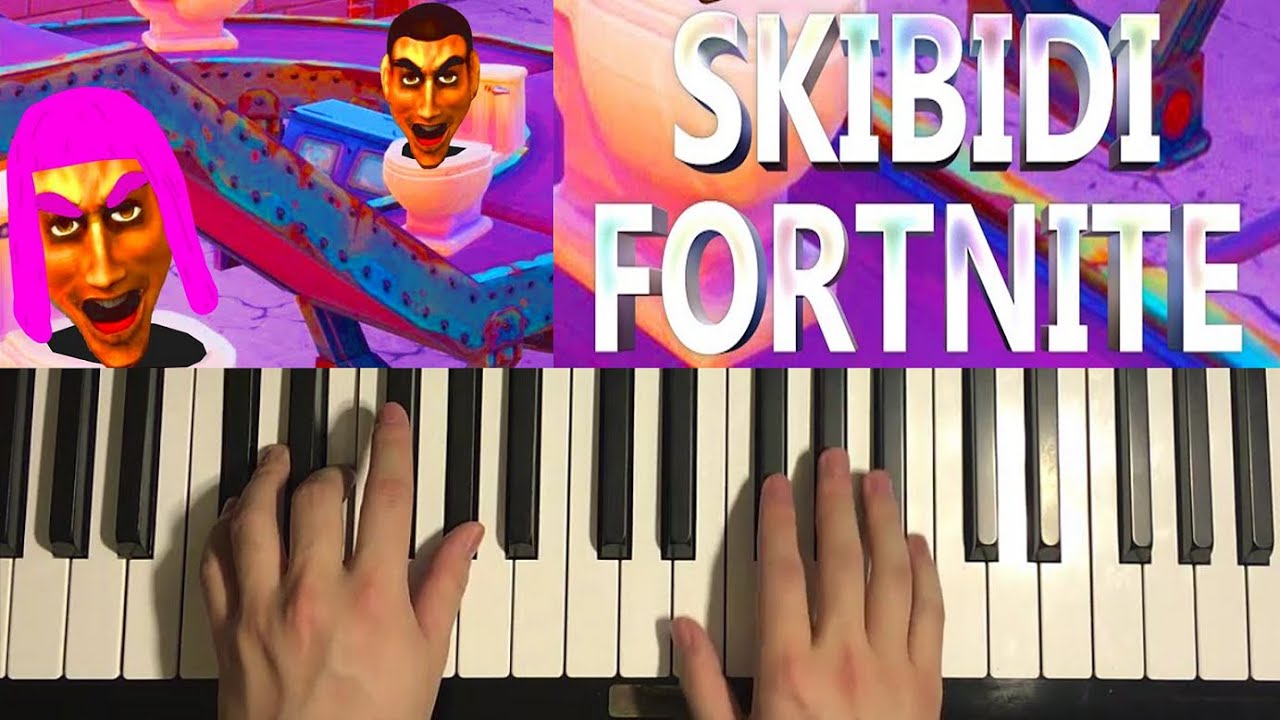 Skibidi Fortnite (Piano Tutorial Lesson) - YouTube