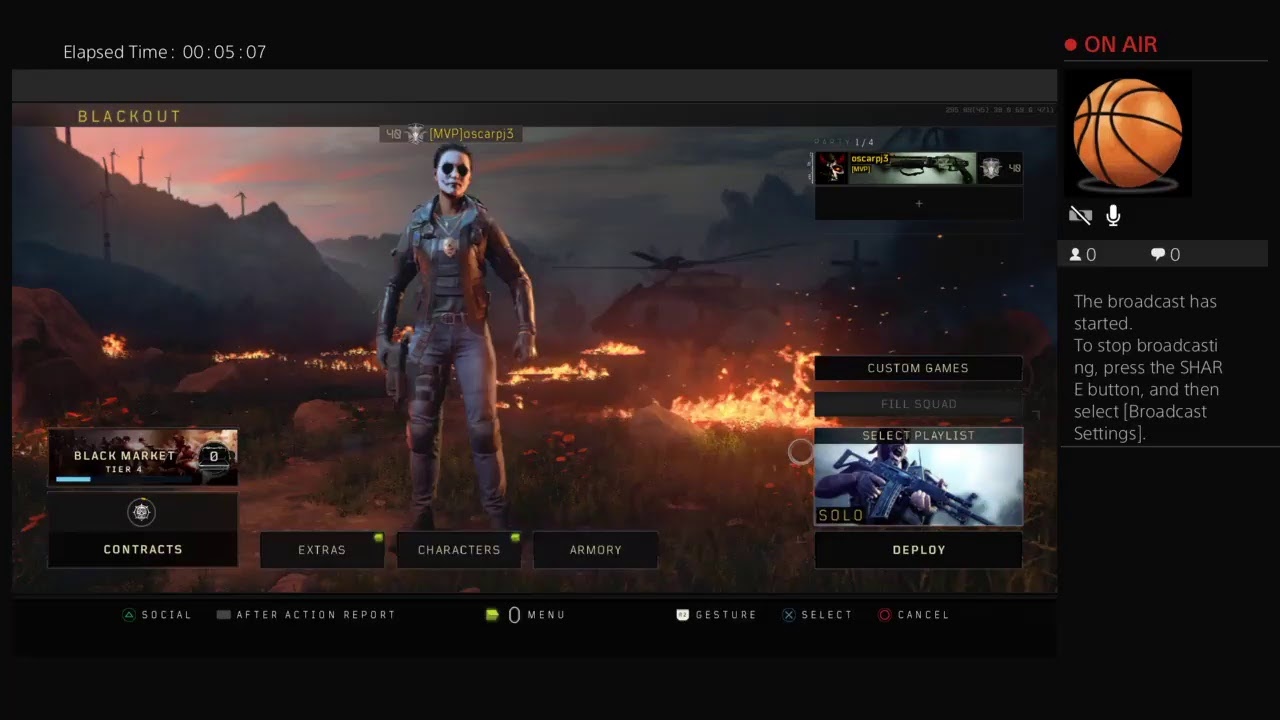 Mask murder BO4 BLACK out - YouTube