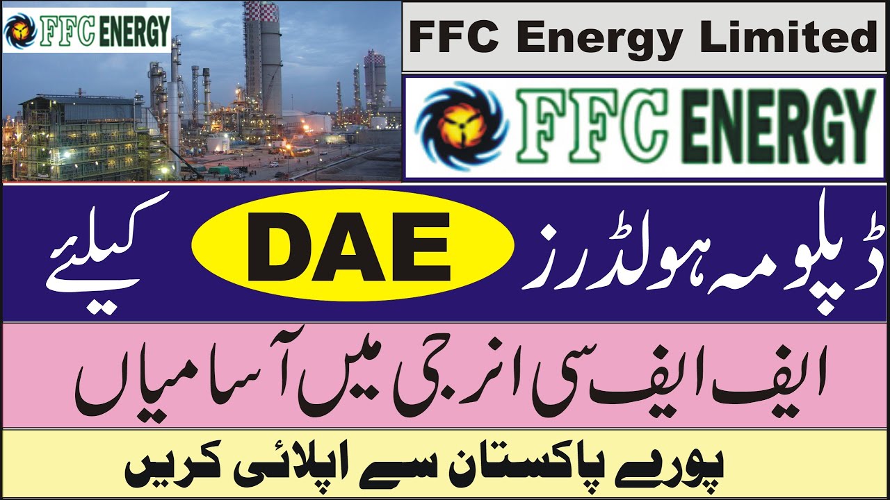 Career Opportunity For DAE | FFC Energy Ltd Apprenticeship - YouTube