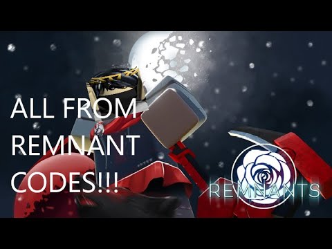 ALL FROM REMNANT CODES!! *Roblox | November 2020* - YouTube