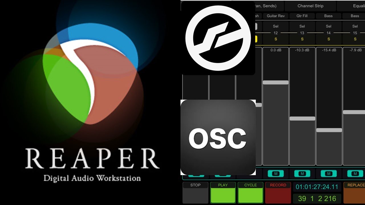 FORMA QUE EU UTILIZO TOUCHOSC COM O REAPER E KONTAKT - YouTube
