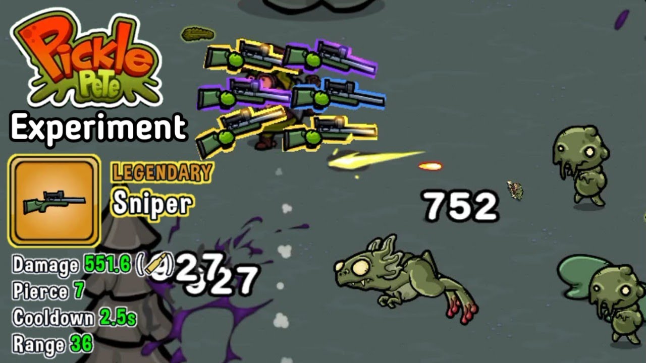 Sniper - Experiment Full Gameplay | Pickle Pete: Survivor - YouTube