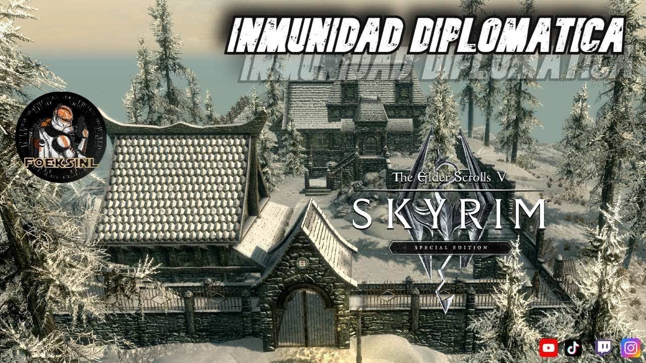 Skyrim - Inmunidad Diplomática - YouTube