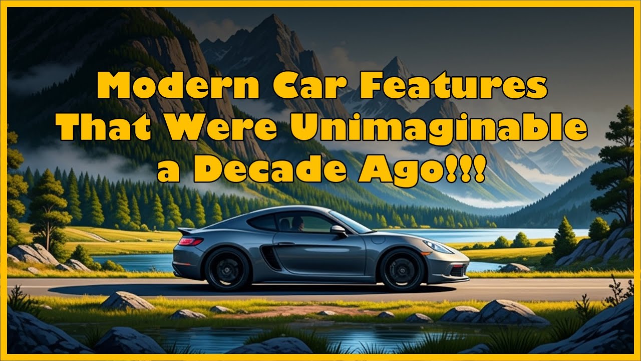 Modern Car Features That Were Unimaginable a Decade Ago - YouTube
