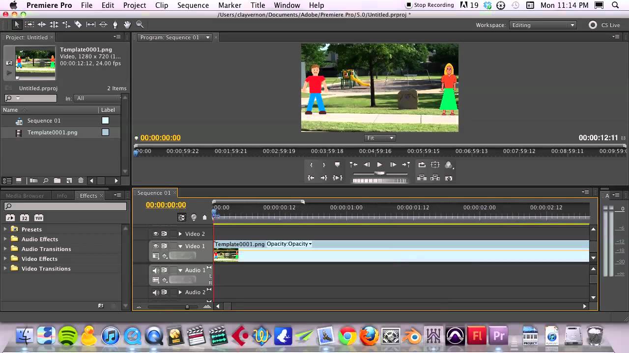 Export from Flash to Premeire or QuickTime Pro 7 - YouTube