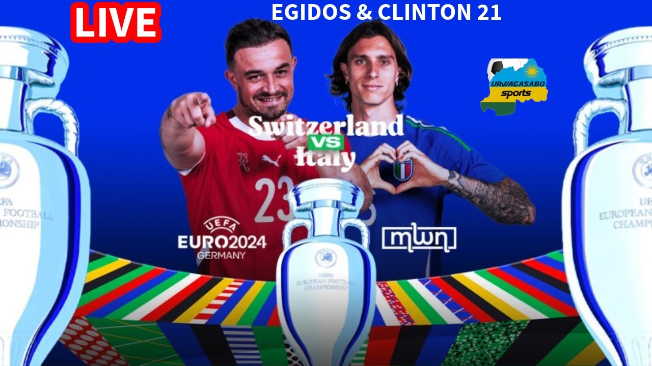 EURO LIVE GAME 2024 l SWITZERLAND 2 VS 0 ITALY - YouTube