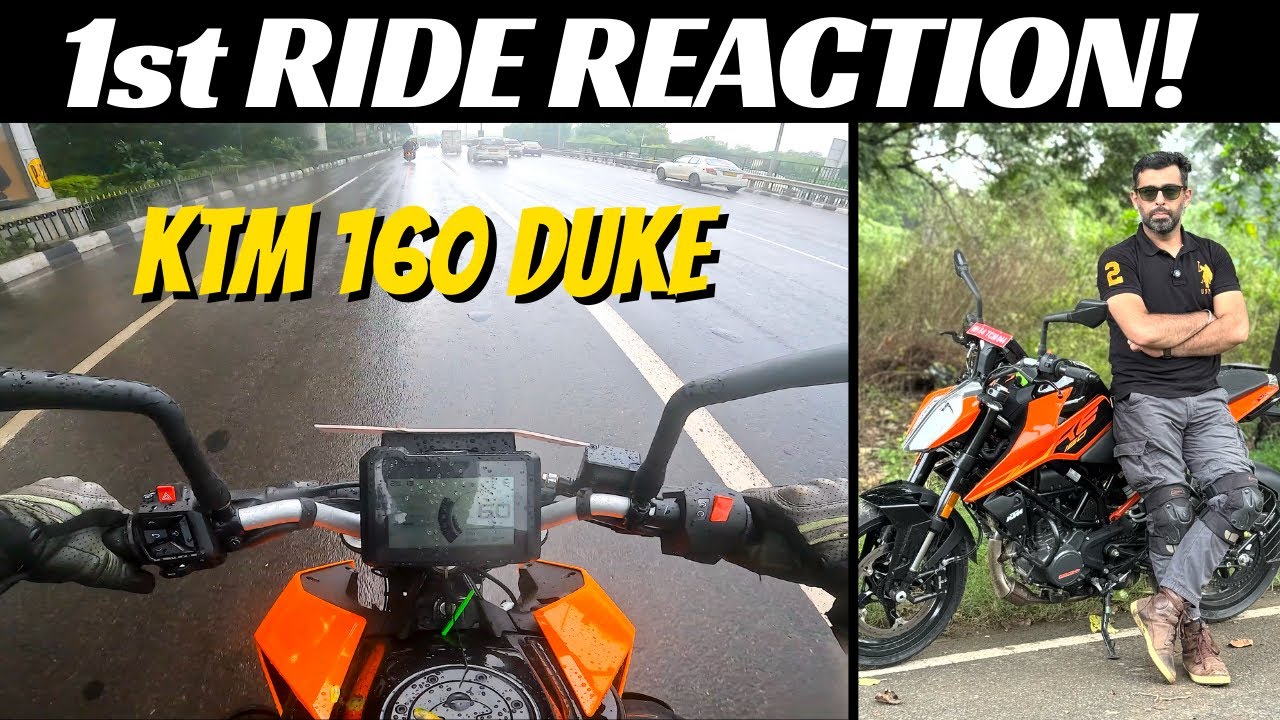 All-New KTM 160 Duke First Ride! 🔥 Most Powerful 160cc Bike? - YouTube