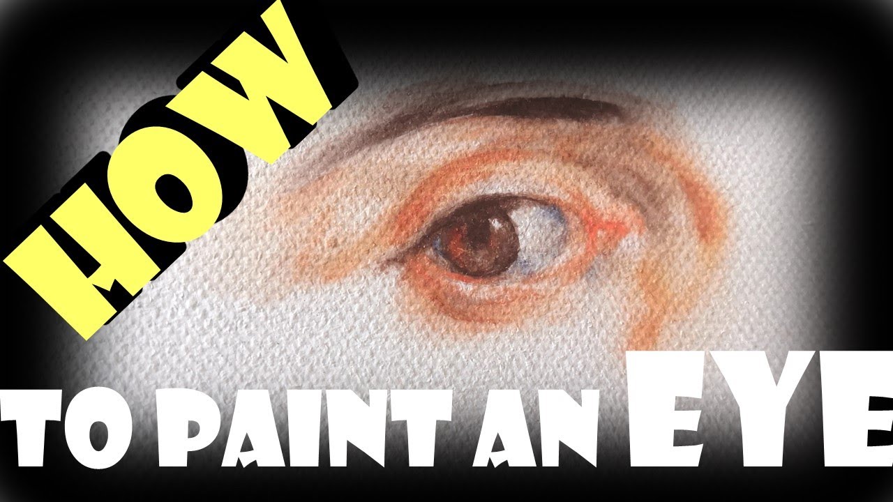 How To Paint An Eye IN OIL PAINT - YouTube