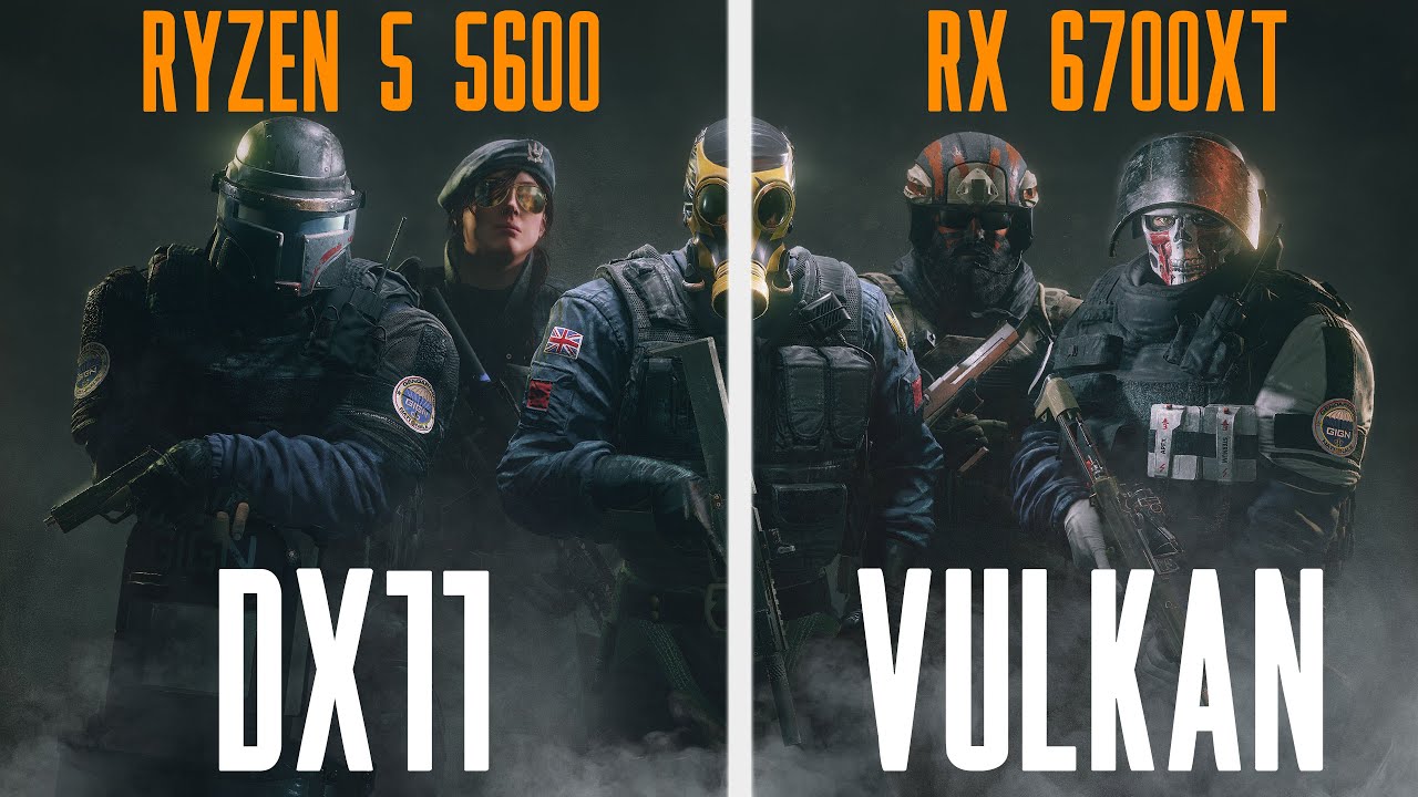 Rainbox Six Siege DX11 vs Vulkan - YouTube