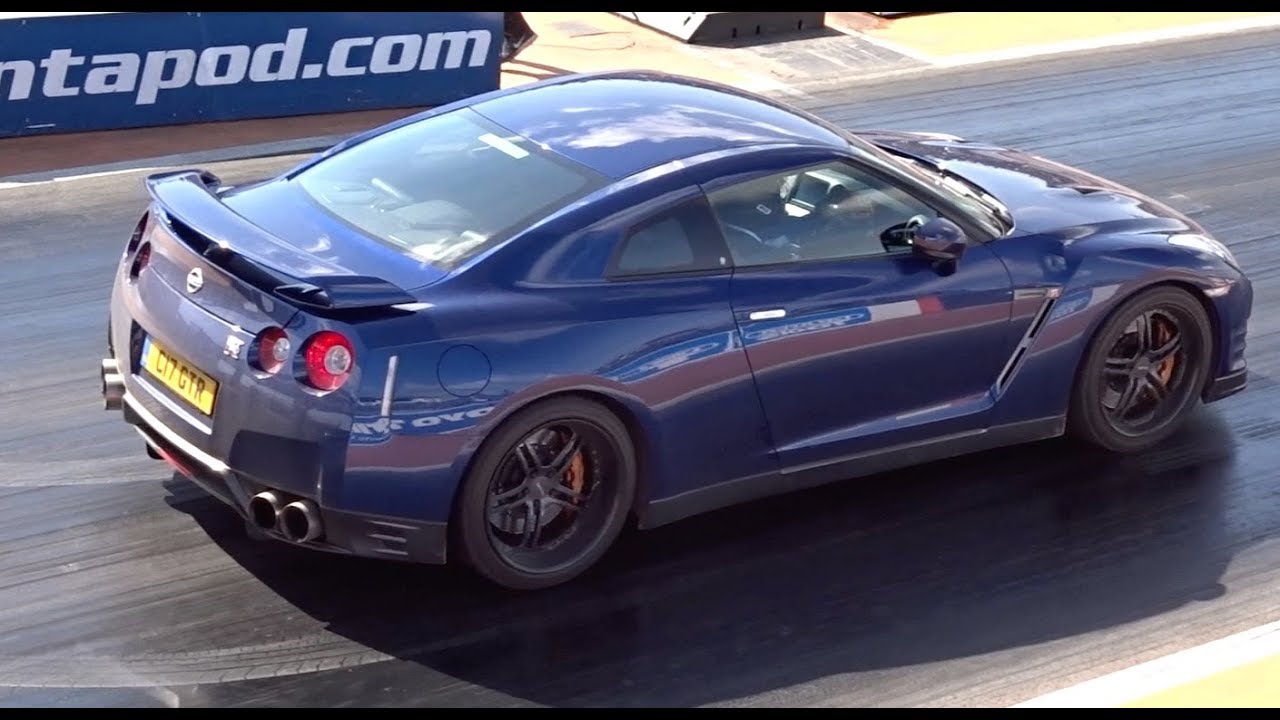 USC 2017 - Blue Nissan R35 GTR - 10.988 @ 127mph - YouTube