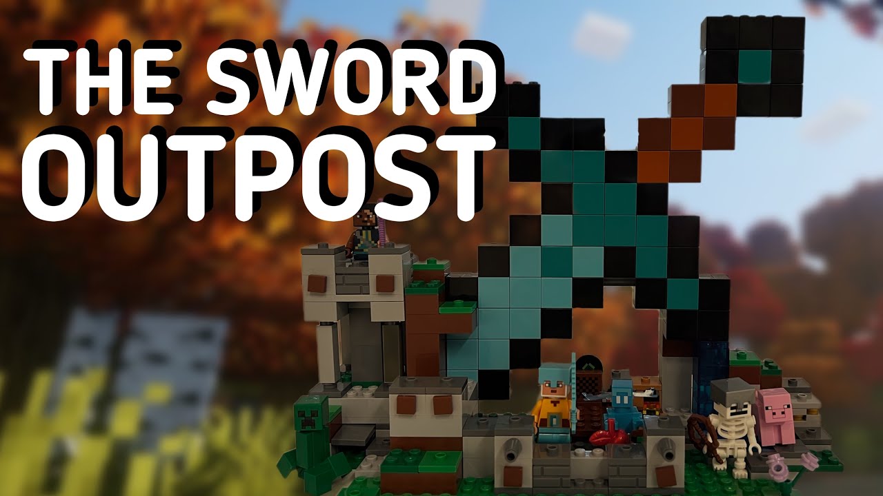 LEGO Minecraft - The Sword Outpost. Speed building🍂 - YouTube