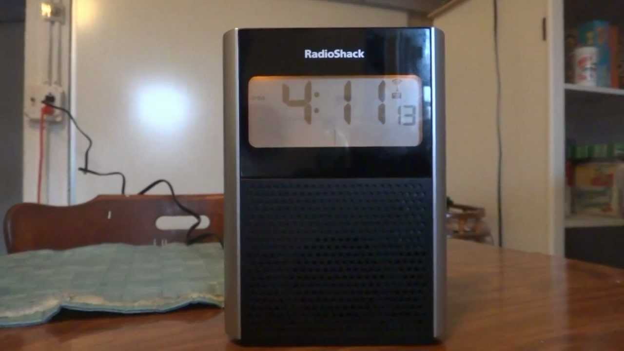 Product Review: RadioShack Projection Clock Radio (12-591) - YouTube