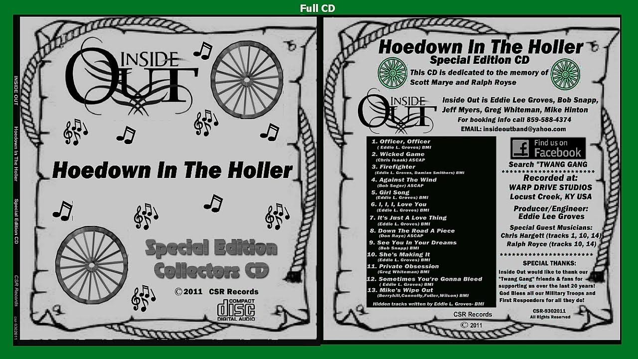 Hoedown In The Holler (Full CD Mix) - Eddie Lee Groves & Inside Out ...
