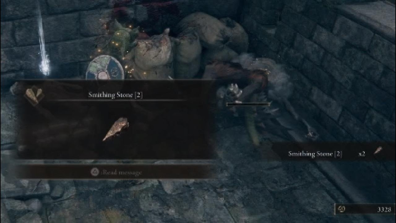 Elden Ring Smithing Stone 2 x2 Location Morne Castle Rear Rampart - YouTube