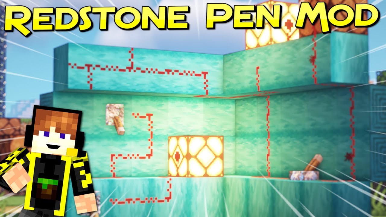 Redstone Pen Mod | Ahora Es Mas Facil Usar La Redstone | Forge ...
