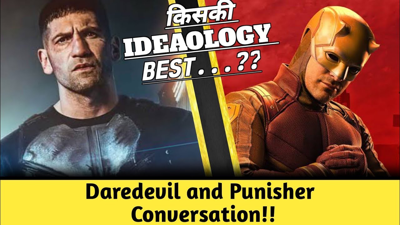 Daredevil and Punisher conversation || Daredevil and Punisher rooftop ...