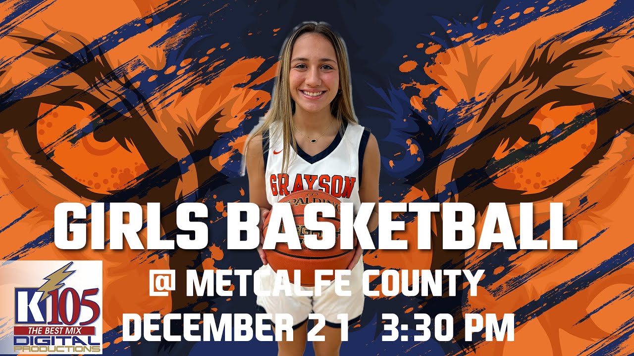 Grayson County Lady Cougar Basketball @ Metcalfe County - YouTube