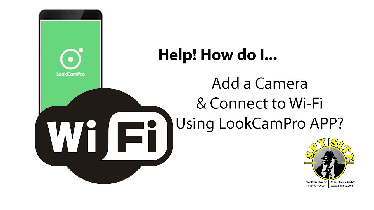 LookCamPro APP Add Camera & Connect to Wifi - YouTube