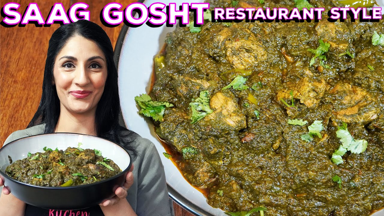 This Saag Gosht is BETTER than the Restaurants | Palak Gosht | Spinach ...